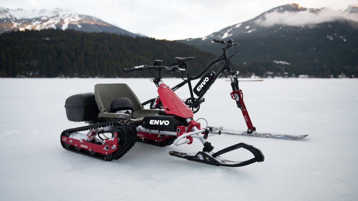 ENVO Electric Snow Bike - The Future of Winter Transport!